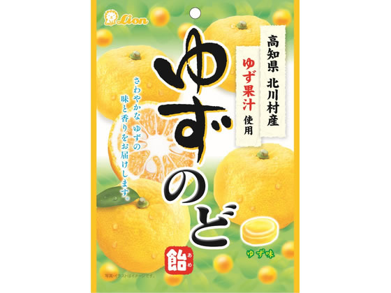 【商品説明】●高知県北川村産のゆず果汁を使用しております。ゆずの香りが口いっぱいに広がるのどあめです。【仕様】●内容量：73g【備考】※メーカーの都合により、パッケージ・仕様等は予告なく変更になる場合がございます。【検索用キーワード】飴　の...