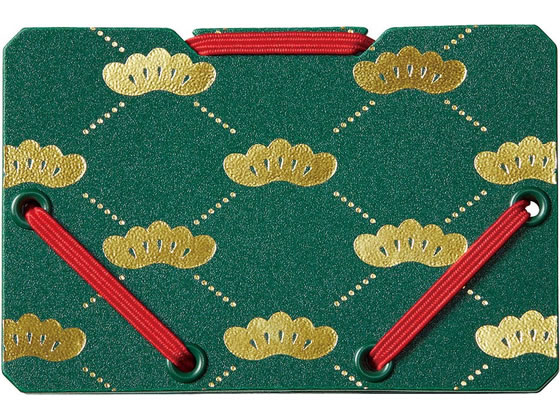 【商品説明】「日本」らしさを感じられるデザインの文房具シリーズ「Japan　Design　Collection」が登場。「カードウォレット／Card　Wallet」は平ゴム・表紙・インデックスのシンプルな構造のカードケース。日本の伝統模様を...