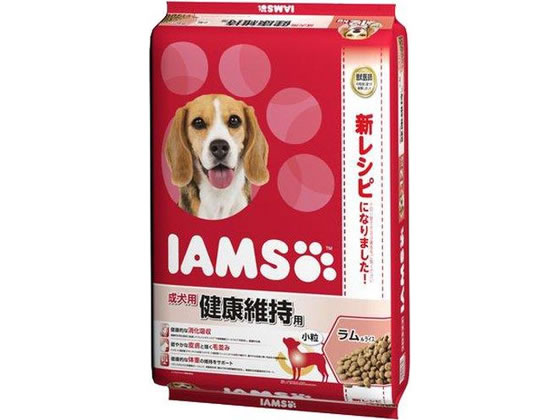 【商品説明】全ての成犬の健康な生活のために最適な製品設計。ワンちゃんが大好きなラム・ライスを使用。【仕様】肉類（チキンミール、ラムミール、チキンエキス等）、小麦、とうもろこし、大麦、チキンオイル（オメガ6脂肪酸源）、米、乾燥ビートパルプ（食...