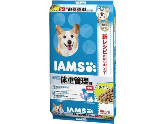 【商品説明】体重が気になる成犬のための低脂肪設計。中大型犬にも食べやすい中粒タイプ。【仕様】小麦、とうもろこし、肉類（チキンミール、チキンエキス等）、大麦、チキンオイル（オメガ6脂肪酸源）、乾燥ビートパルプ（食物繊維源）、フィッシュオイル（...