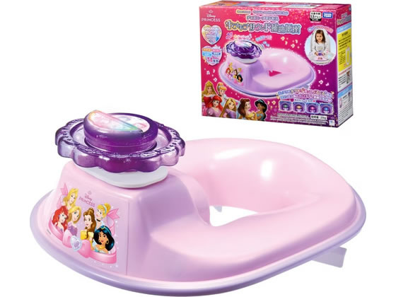 【商品説明】プリンセス風のメロディや、きらきら星、かわいい効果音など14種類を収録！ティアラ（ハンドルユニット）は10色に光りますさらに補助便座としての便利機能も充実！工具不要で便座に簡単取り付けティアラ（ハンドルユニット）を取り外せば、丸...