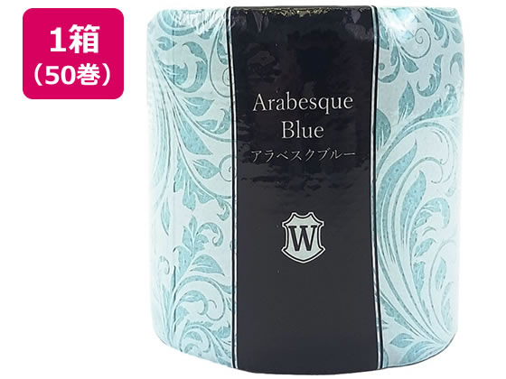 【商品説明】シュリンク包装のブルーカラートイレットペーパー。【仕様】●トイレットペーパー●シュリンク包装●ダブル●長さ25m●注文単位：1箱（50ロール入）●ブルーカラー●芯あり【備考】※メーカーの都合により、パッケージ・仕様等は予告なく変...