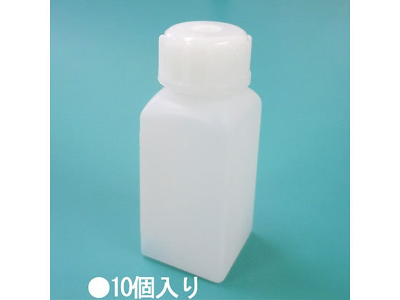 【仕様】●メーカー…瑞穂化成工業　●型番…0140　●容量…50ml　●目盛間隔…10ml　●サイズ…32×32×90（H）mm　●フタ内径…17mm　●材質…ポリエチレン　●入数…10個　●目盛付　●中栓付で、密閉性に優れています。　●正...