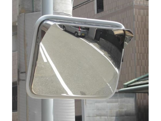 【仕様】●メーカー…信栄物産　●型番…S−5GL　●サイズ（mm）…485×375　●曲面…1200R　●重量（kg）…3．1　●カラー…グレー　●材質…鏡面：ステンレス　●付属品…・壁面取付金具　・ポール取付（φ34〜50．8mmまで）金...