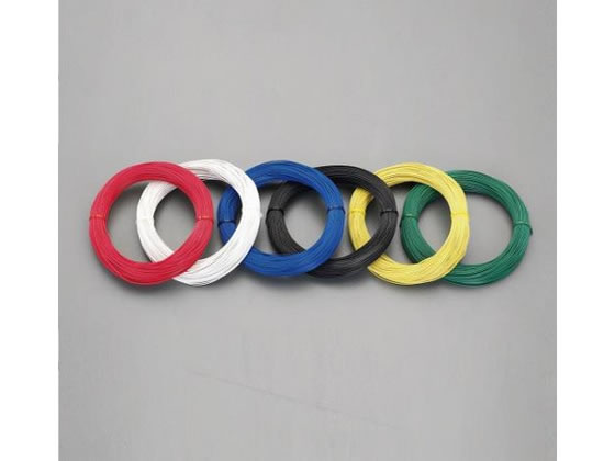 【仕様】●定格容量…600V　（0．75mm2×1心）　●仕上外径…2．7mm　●定格温度…60℃　●材質…素線：銅、　被覆絶縁体：耐熱性ビニール　●色…緑　●長さ…50m　●KIV電線とは、　600V以下の屋内配線・盤内配線として一般に広...