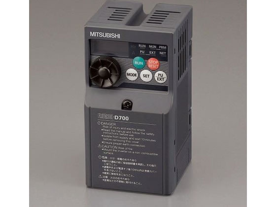 【仕様】●メーカー…三菱電機　●型番…FR−D710W−0．75K　●モーター容量…0．75kw　●定格出力容量…1．7kVA　●定格出力電流…4．2A　●出力電圧…三相：200〜230V　●定格入力電圧…単相：100〜115V（50／60...
