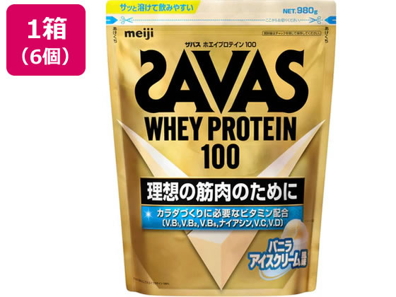 【商品説明】理想の筋肉、カラダづくりのために運動を実施する方へ。たんぱく質として吸収のよいホエイプロテイン1食20gとカラダづくりに必要なV．B1、V．B2、V．B6、ナイアシン、V．C、V．D配合を配合したバニラアイスクリーム風味の粉末プ...