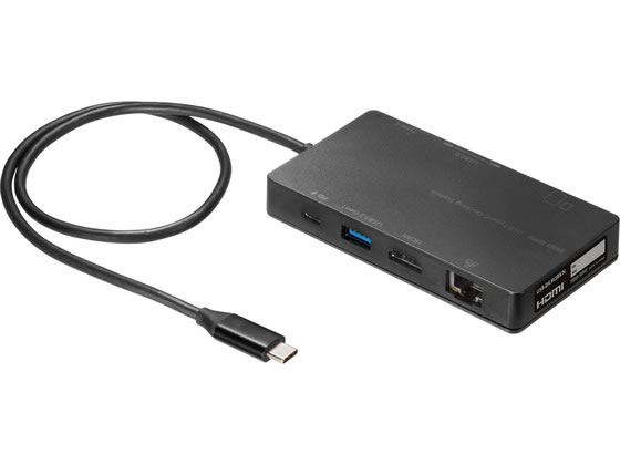 【商品説明】Type−Cケーブル1本でHDMIディスプレイ、USB機器、有線LANをまとめて接続できるドッキングステーション。HDMIによるマルチディスプレイに対応、USB　Power　Delivery最大100Wでパソコンへ給電しながら使...