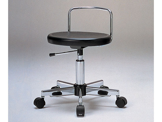 【仕様】●型番：SK−88I●サイズ（mm）：385×390×400〜490●座部：導電性発泡ウレタン●背部：クロームメッキ仕上げ●機能：座部昇降（ガススプリング）●キャスター：導電性（双輪）●電気抵抗値：1．0×105Ω〜1．0×108Ω...