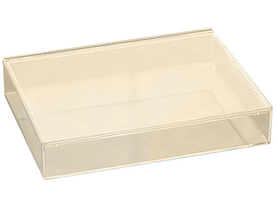 【仕様】●材質：ABS樹脂●表面固有抵抗値：4×10＾11Ω●フタ付●型番：781408●サイズ（mm）：319×240×61●容量（mL）：3500●生産国：日本【検索用キーワード】781408　静電気対策品　静電対策用品　収納ボックス　...