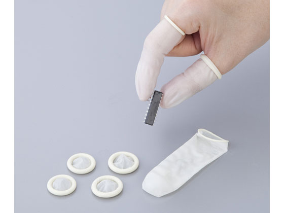 【仕様】●型番：アンロールタイプ●サイズ：S●入数：1袋（1000個入）●材質：ラテックス天然ゴム（パウダー微少付き）●表面抵抗値：1×10＾9〜1×10＾12Ω／sq●肉厚：約0．08〜0．1mm●生産国：マレーシア【検索用キーワード】ア...