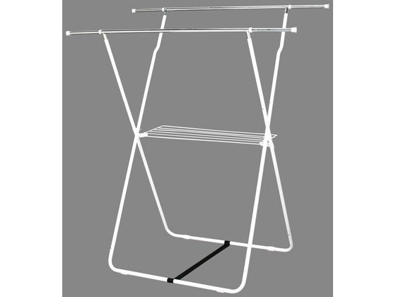 【商品説明】ピンチハンガーを最大4つ掛けることができるので、1台でたっぷり干すことができ、洗濯物がタオルハンガーに付きません。伸縮棒になっているので、サイドまでたっぷり干すことができます。コンパクトに折りたためるので、収納時のスペースに困り...