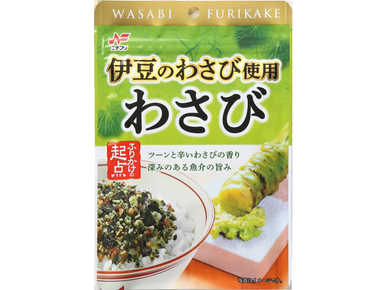 【商品説明】伊豆産わさび茎を使用した本格派ふりかけです。わさびの辛みだけでなく、配合したかつお節の旨味がおいしさを引き立てます。【仕様】●内容量：40g●本物の味を求め、素材にこだわってつくりました。伊豆の豊かな自然と、清澄な沢の水を生かし...