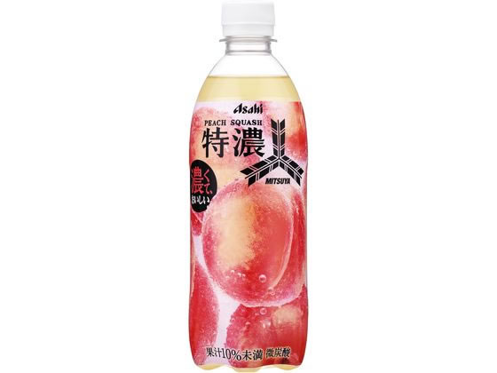 【商品説明】おいしい果実をまるかじりしたような味わい〜濃くて、おいしい〜濃厚な味わい、飲みごたえのある味わい、果実本来の味わいを感じられる、特濃なピーチスカッシュ。果実をまるかじりしたような味わいが楽しめます。【仕様】●内容量：500mL●...