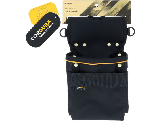 【商品説明】CORDURAポリエステル製で軽い・強い！工具や指先が引っかかりにくいスムーズポケット構造（ポケット内側部分）ベルト装着時に収納のズレを抑えるクロロプレンゴム採用（ベルト通し）［【仕様】●本体：610d　POLY　CORDURA...
