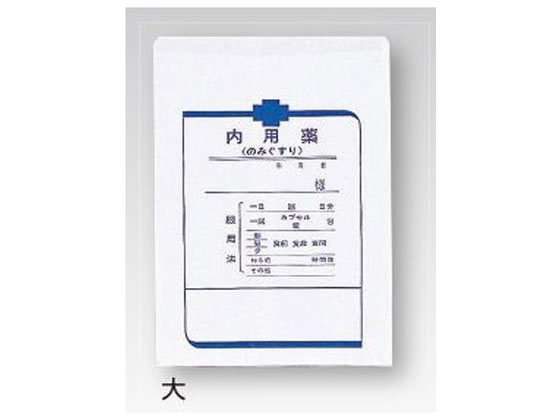 【仕様】●材質：紙●幅×高さ（mm）：120×165●入数：1箱（1000枚入）●横式●型番：207大【検索用キーワード】207大　薬局　与薬　薬袋　シール　ポリ袋　0−5406−02　XN3389