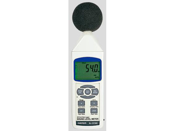 【仕様】●測定範囲：Lo／30〜80dB、Mid／50〜100dB、Hi／80〜130dB、　Auto／30〜130dB●測定精度：±1．4dB（1kHz、23±5℃の時）●周波数範囲：31．5Hz〜8kHz●機能：MAX（最大値）／MIN...