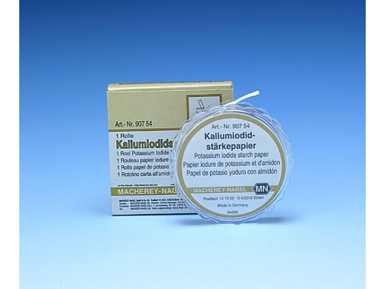 【商品説明】●白色試験紙は溶液滴下箇所に青紫色のスポットが現れます。　●定量・半定量測定はできません。【仕様】●検出限界：1mg／LのNO2−、1mg／LのCl2●測定可能pH値：pH2未満（NO2−）、pH6〜7（Cl2）●サイズ：7mm...