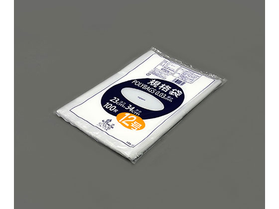 【仕様】●材質：LLDPE（リニヤポリエチレン）●厚み（mm）：0．03●サイズ（mm）：230×340●入数：1袋（100枚入）●生産国：中国【検索用キーワード】L03−12　テープ　紙製品　包装資材　真空パック　1−8279−12外袋に...