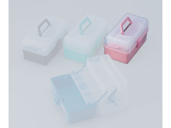 【仕様】●型番：HP−320P●色：ピンク●外寸法（mm）：320×180×165●内寸法：300×84×158mm●材質：フタ・本体・中皿・ハンドル／PP（ポリプロピレン）、連結板・フック／ABS樹脂●重量：1．08kg●生産国：日本【検...