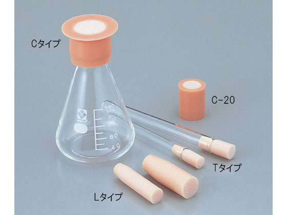 【商品説明】●綿栓に比べて水分蒸発速度が1／2以下ですので、培養液の異常濃縮・pH変化が少なくなります。●耐薬品性に優れ、熱湯洗浄・消毒が可能です。●疎水性のため容器とのシール部での菌の繁殖がありません。●通気量2000〜4500mL／mi...