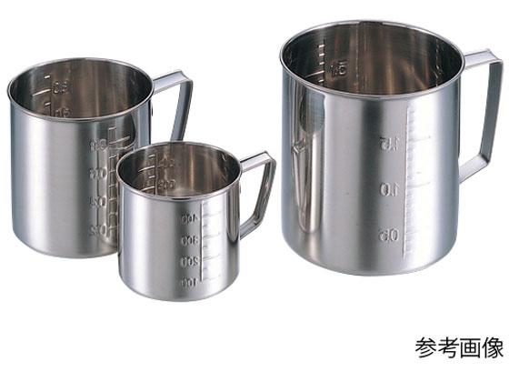 【仕様】●型番：10015202●材質：ステンレス（SUS304）●容量：200mL●内径×高さ：φ63×64mm●一目盛：50mL●すりきりタイプ●生産国：日本【検索用キーワード】10015202　ガラス　樹脂量器　1−8469−01　X...
