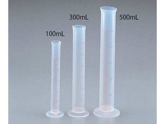 【仕様】●材質：PFA（フッ素樹脂）●容量：1L●一目盛：10mL●胴外径：φ80．6mm●胴内径：φ76mm●全高：300mm●生産国：日本【検索用キーワード】メスシリンダー　ガラス　樹脂量器　7−190−08　XR0236