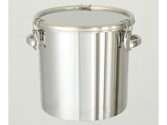 【仕様】●材質：本体・フタ／ステンレス（SUS304）、パッキン／シリコンゴム●フタ締め付け数：4個●容量：65L●上内径×下外径×高さ×板厚：φ430×φ413×475×0．9mm●重量：7．3kg●生産国：日本【検索用キーワード】TP−...