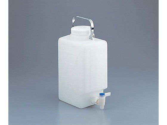 【商品説明】●酸・アルカリ・反応性の高い有機溶剤に対し、耐性が大幅にアップしています。【仕様】●型番：2327−0020●容量（L）：9●サイズ（mm）：216×147×358●首内径：φ89mm●一目盛：1L●材質：本体／FLPE（フッ素...