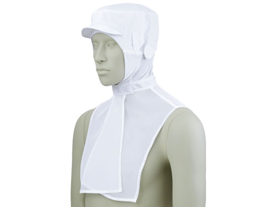 【仕様】●制電トロピカル/PETボトル再生繊維（ポリエステル100％）●圧迫感なくフィットし、顔周りからの異物落下を防ぐ吸汗ニット（ポリエステル85％・ポリウレタン15％）●服内部までカバーするメッシュケープ付き（ポリエステル100％）●エ...