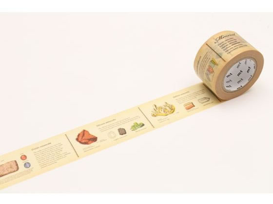 【商品説明】貼って剥がせるマスキングテープmt。手紙に貼ってみたり、ラッピングに使ってみたり、可能性は無限大。【仕様】●色目：図鑑・鉱物●テープサイズ：幅30mm×長さ7m●注文単位：1巻【備考】※メーカーの都合により、パッケージ・仕様等は...