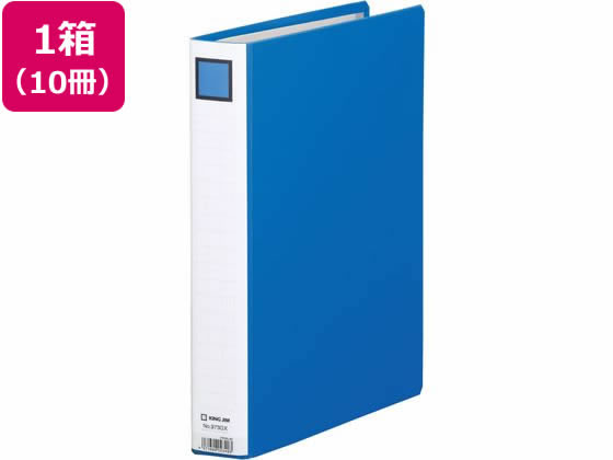 【商品説明】使いやすさ、丈夫さはいつものまま！【仕様】●片開き●色：青●サイズ：A4タテ●外寸法：縦307×横243mm●背幅：46mm●とじ厚：30mm●収容枚数：300枚●穴間隔：80mmピッチ●背見出し紙差替え可能●全面背見出し●カラ...