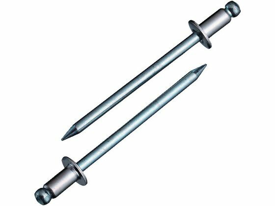 【商品説明】●必要な仕事に無駄なく使える少量サイズです。●片側から複数の母材をワン・アクションで締結できます。●溶接に比べて作業の省力化や生産性の向上にメリットがあります。【仕様】●型番：NSS32MP●入数：50本●かしめ板厚（mm）：1...