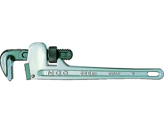 【商品説明】●本体はアルミニウム合金を使用しています。【仕様】●型番：PW-AL35●くわえられる管呼び寸法：6〜40A●くわえられる管外径（mm）：11〜49●全長（呼称）（mm）：350●アルミ【備考】※メーカーの都合により、パッケージ...