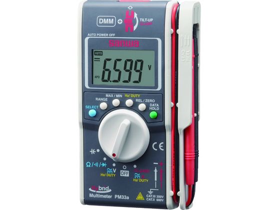 【商品説明】●設備機器メンテナンス用。分電盤などの電流測定用。電子工作用。ビルメンテナンス用。施設保存メンテナンス用。●ポケットサイズのマルチメーターとクランプメーターの複合機です。●クランプはU字型、薄さ7mm、クランプ径Φ10mmで、0...