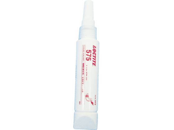 【商品説明】●1液無溶剤型嫌気性の低臭気タイプです。【仕様】●型番：575-50●色：白 ●容量（ml）：50 ●推奨硬化促進剤：7649●使用温度範囲：−55〜150℃ ●粘度：14400〜28600mPa・s（チキソ） ●チューブ入タイ...