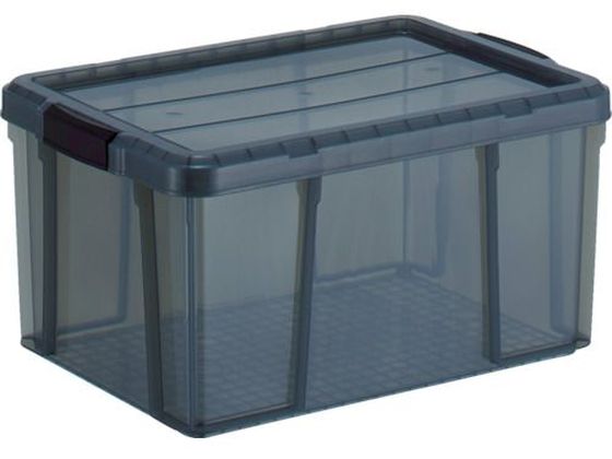 【商品説明】●バックヤードで予備在庫の保管や整理。車庫や駐車場でのメンテナンス備品保管。物置内の整理。簡易工具箱として。小規模事務所での備品整理。●バンドやひも掛けに便利な溝があるフタが付いています。●中身がわかりやすいクリアタイプです。●...