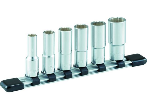 【仕様】●型番：HDL306●入数：1S●差込角（mm）：9．5●セット内容（点）：6●ソケット内容：3D−08L、10L、12L、13L、14L、17L●ソケット内容（mm）：8、10、12、13、14、17●構造用鋼●ホルダ：アルミ●ク...