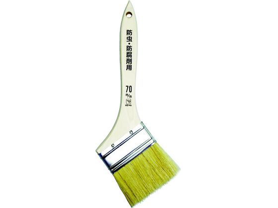 【商品説明】●毛腰の強い豚毛使用の刷毛です。【仕様】●型番：12569●刷毛幅（mm）：70　●毛丈（mm）：50　●玉厚（mm）：12　●全長（mm）：260●毛：豚毛　●柄：木【備考】※メーカーの都合により、パッケージ・仕様等は予告なく...