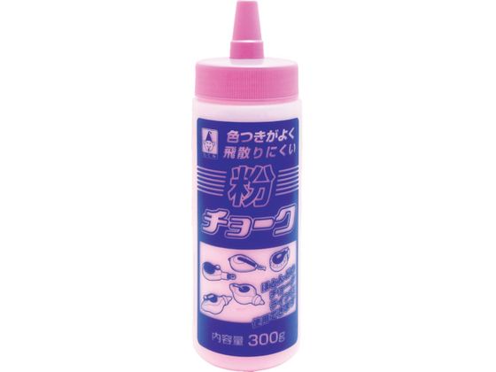 【商品説明】●飛び散りにくい重質粉チョークです。●密閉容器入りで湿気による粉チョークの変質を防ぎます。【仕様】●型番：2211●色：蛍光ピンク　●容量（g）：300●ボトルサイズ（mm）：直径約60×195●炭酸カルシウム【備考】※メーカー...