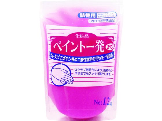 【商品説明】●ウレタン・エポキシなどの2液性塗料や油汚れ、接着剤も強力に落とすスクラブ剤配合の手洗い洗剤です。●スクラブ配合で指紋に付いた塗料も簡単に洗浄できます。●スクラブ剤配合なので、指紋や手のシワに付いた汚れもスッキリ落とします。【仕...