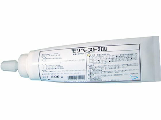 【商品説明】●モリペースト500を運転用潤滑剤として使用可能にしたタイプです。●高荷重で滑り速度が小さい箇所の潤滑にも最適です。【仕様】●型番：MP-02●色：黒 ●容量（g）：200●使用温度範囲：350℃以下 ●容器：チューブ●主成分：...