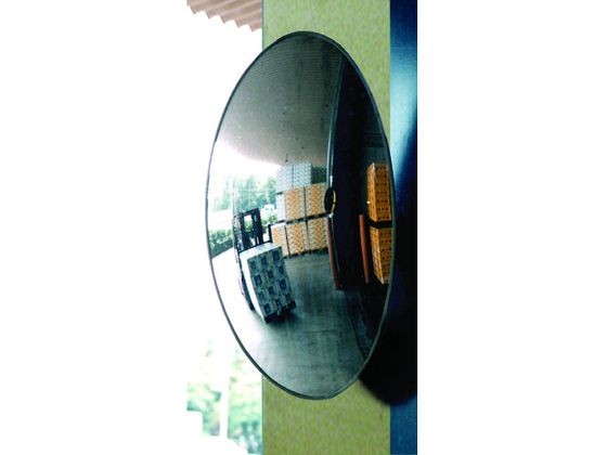 【商品説明】●フォークリフトオペレーターの目の高さに設置できるので、非常に見やすいです。●楕円形でスリムなので、シャッターのある所でも取り付け可能です。●動きながらの安全確認がスムーズにできます。【仕様】●型番：B55K●幅（mm）：330...