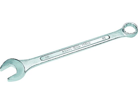 【商品説明】●口径寸法が同じスパナとめがねレンチを一体化し、スパナは早回しに、めがねレンチは本締め作業に適します。●めがね柄部の曲がり角度12°です。●材質は、S53Cです。【仕様】●型番：CP0027●二面幅寸法（mm）：27●全長（mm...