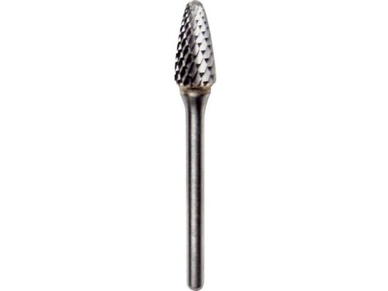 【仕様】●型番：TCBT9240D●形状：ツクシ（ダブルdカット）●軸径（mm）：3●刃径（mm）：6●全長（mm）：45●刃長（mm）：13●最高使用回転数（rpm）：50000●軸長（mm）：32●タイプ：ロー付●使用工具：軸付きグライ...