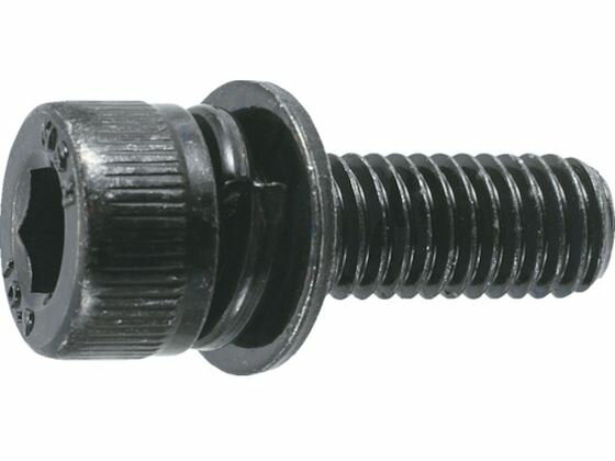 【仕様】●型番：B877-0420●入数：9本●寸法（mm）d：M4 ●寸法（mm）L：20 ●強度区分：10．9●ワッシャー・スプリングワッシャー（I−3タイプ）付●クロムモリブデン鋼（SCM435） ●表面処理：三価クロメート仕上げ（黒...