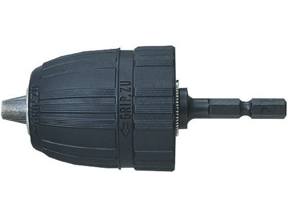 【商品説明】●インパクトドライバーで穴あけ作業ができます。●高品位チャックを採用しています。●逆回転で使用の際、チャックの脱落を防ぎます。【仕様】●型番：CKR-10KL●チャック能力（mm）：1．0〜10●全長（mm）：84【備考】※メー...