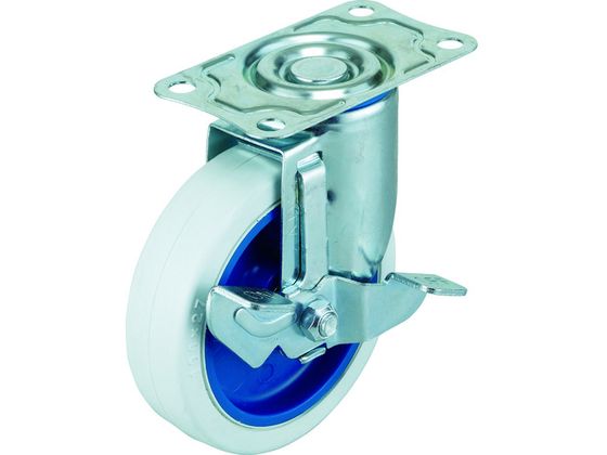 【仕様】●型番：ALG-100-NRBDS-W●許容荷重（daN）：80 ●許容荷重（kgf）：82 ●車輪径D（mm）：100 ●車輪幅（mm）：27 ●取付高H（mm）：122 ●取付座A（mm）：100 ●取付座B（mm）：58 ●取...