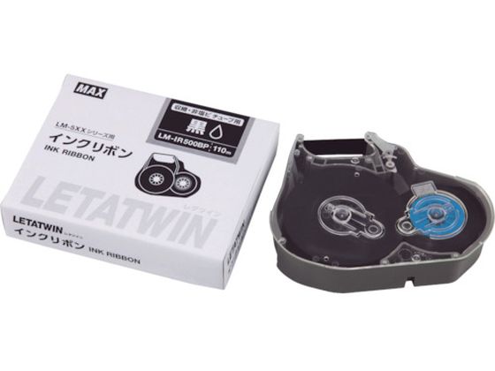 【仕様】●型番：LM-IR500BP●リボン長さ（m）：110　●インク色：熱収縮・非塩ビチューブ用　黒　●適合機種：LM−500・LM−500W・LM−550W【備考】※メーカーの都合により、パッケージ・仕様等は予告なく変更になる場合がご...