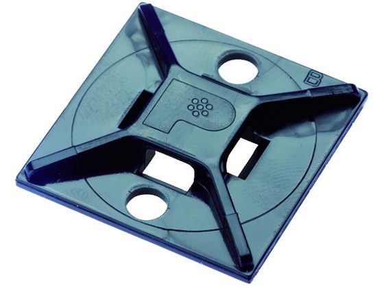 【商品説明】●粘着テープ付なので、台紙からはがすだけで簡単に取り付け可能です。【仕様】●型番：ABMM-AT-C0●入数：100個●色：黒　●縦（mm）：19．1　●横（mm）：19．1　●高さ（mm）：4．6　●幅（mm）：19．1　●使...